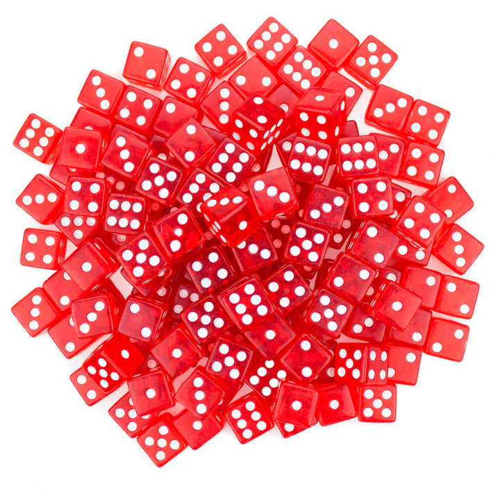 Red Game Dice - 16 mm – Poker Chip Lounge