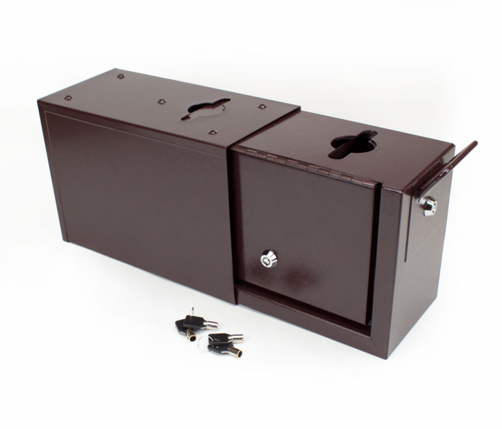 Slim Line Toke & Rake Lock Box – Poker Chip Lounge