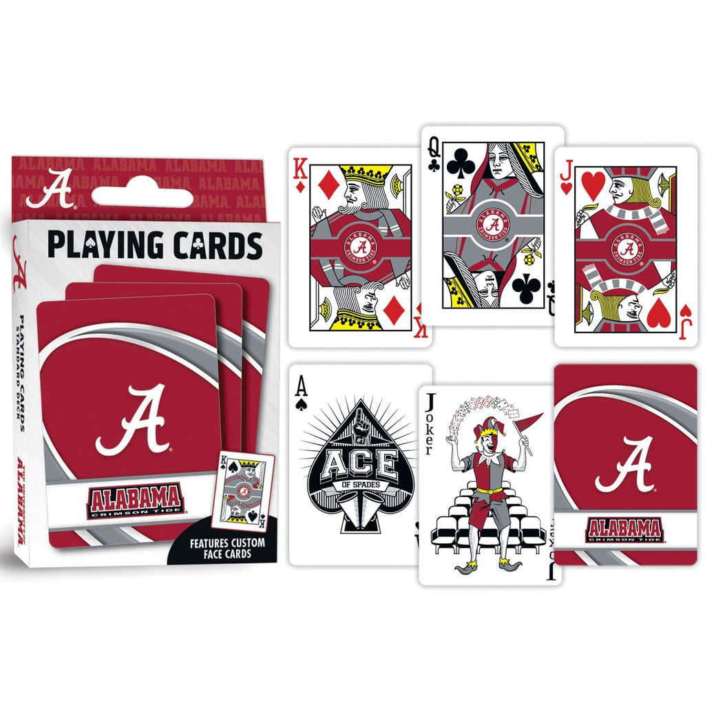 Alabama Crimson Tide Playing Cards - 54 Card Deck – Poker Chip Lounge