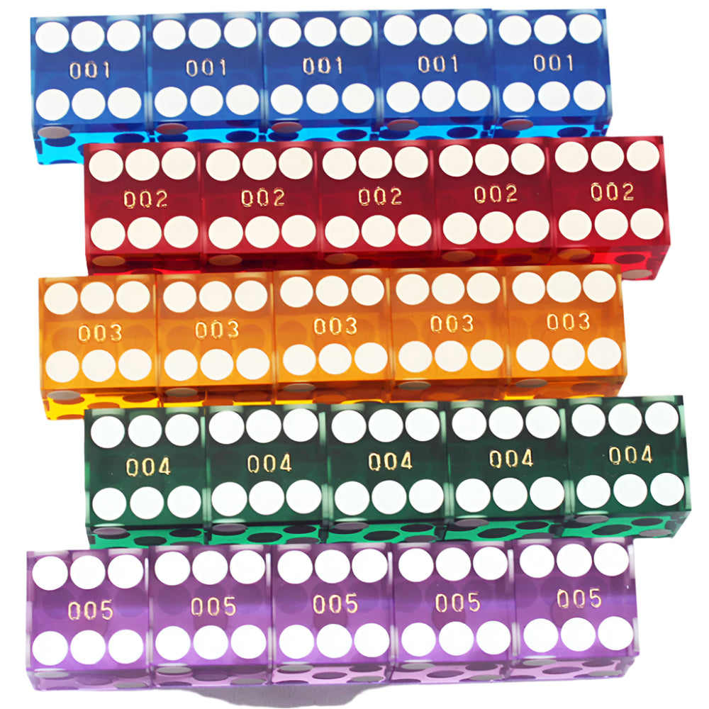 Custom Dice - 19mm Precision – Personalized Engraved Craps & Gaming ...