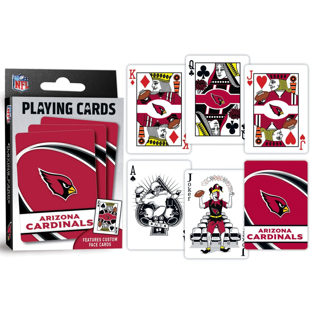 Arizona Cardinals Playing Cards - 54 Card Deck – Poker Chip Lounge