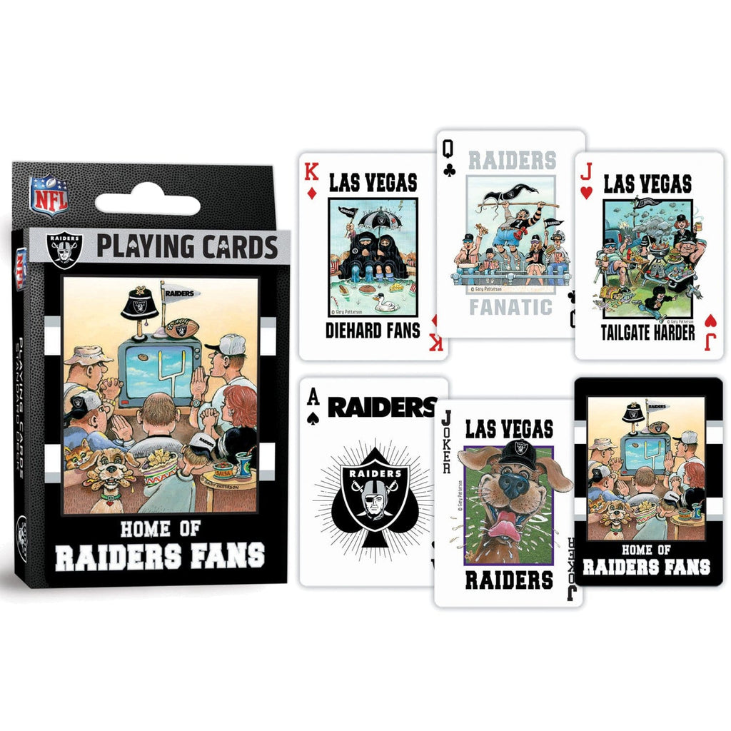 Las Vegas Raiders Fan Deck Playing Cards - 54 Card Deck – Poker Chip Lounge