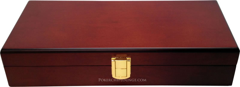100 Capacity Mahogany Wooden Poker Chip Case – Poker Chip Lounge