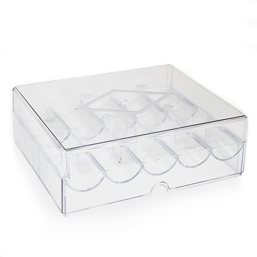 200 Ct Acrylic Chip Tray WITH Lid – Poker Chip Lounge