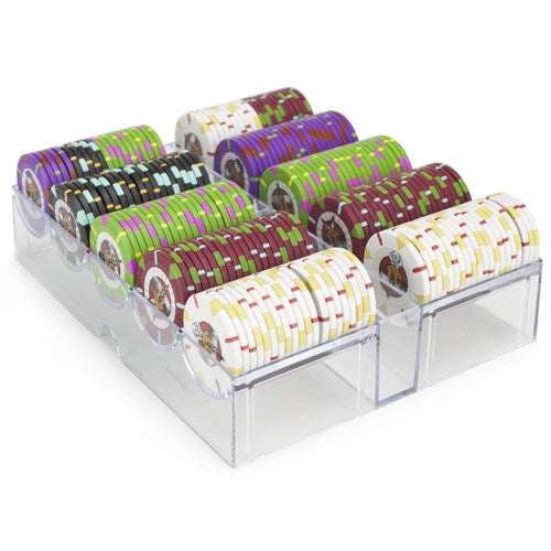 200 Ct Acrylic Chip Tray WITH Lid – Poker Chip Lounge