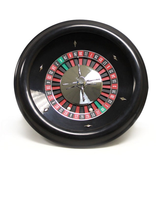 Premium Bakelite 18" Roulette Wheel with 2 Roulette Balls – Poker Chip ...