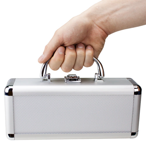 60 Capacity Aluminum Plaque Case – Poker Chip Lounge