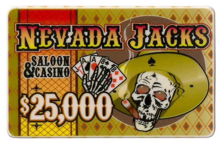 Nevada Jack 40 Gram Ceramic Poker Plaques - Pack of 10 – Poker Chip Lounge