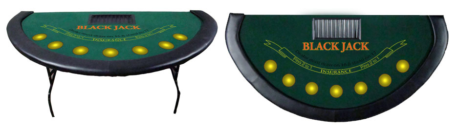 Blackjack Sublimation Felt – Poker Chip Lounge