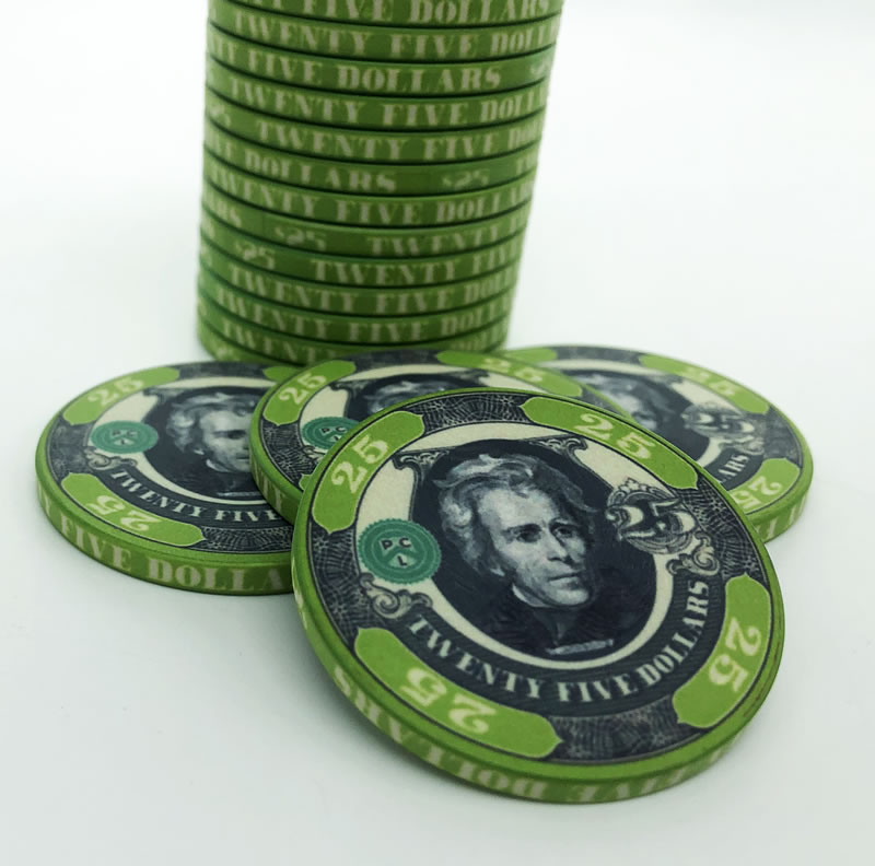 The Dead Presidents Custom Ceramic Poker Chips – Poker Chip Lounge