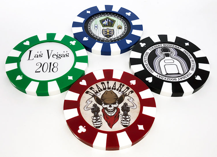 Custom Personalized Giant Poker Chips - Coasters – Poker Chip Lounge