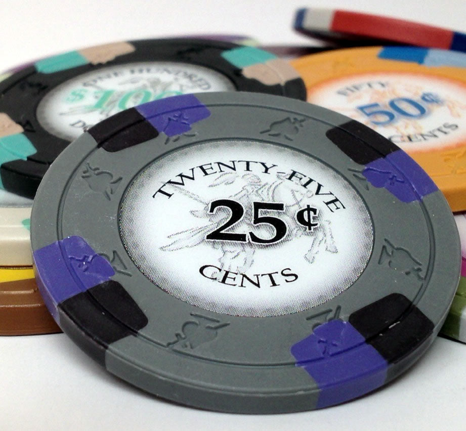 Poker Knights 13.5 Gram Clay Poker Chip Set in Aluminum Case - 300 Ct ...