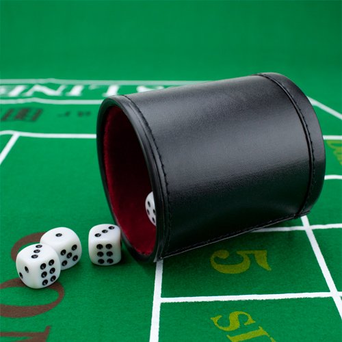 Professional Dice Cup with Five Dice – Poker Chip Lounge
