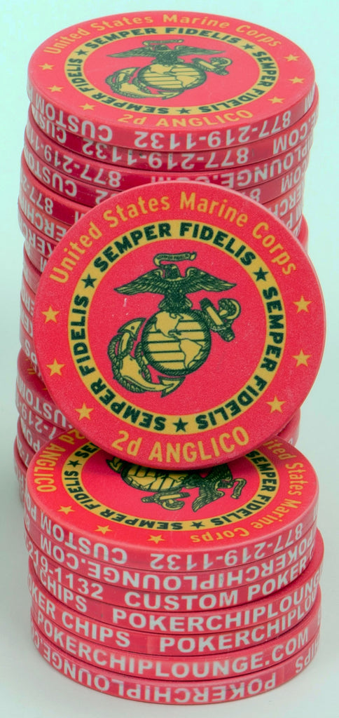 Sample Pack - Ceramic Military Challenge Coins Custom Poker Chips - 7 ...