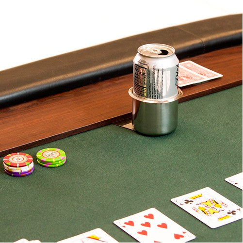 Small Stainless Steel Slide Under Cup Holder – Poker Chip Lounge