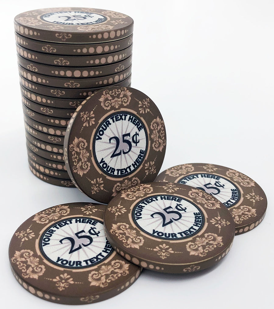 The Victorian Custom Ceramic Poker Chips – Poker Chip Lounge
