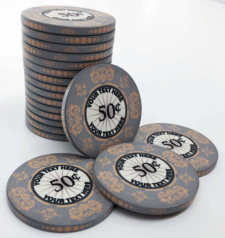 The Victorian Custom Ceramic Poker Chips – Poker Chip Lounge